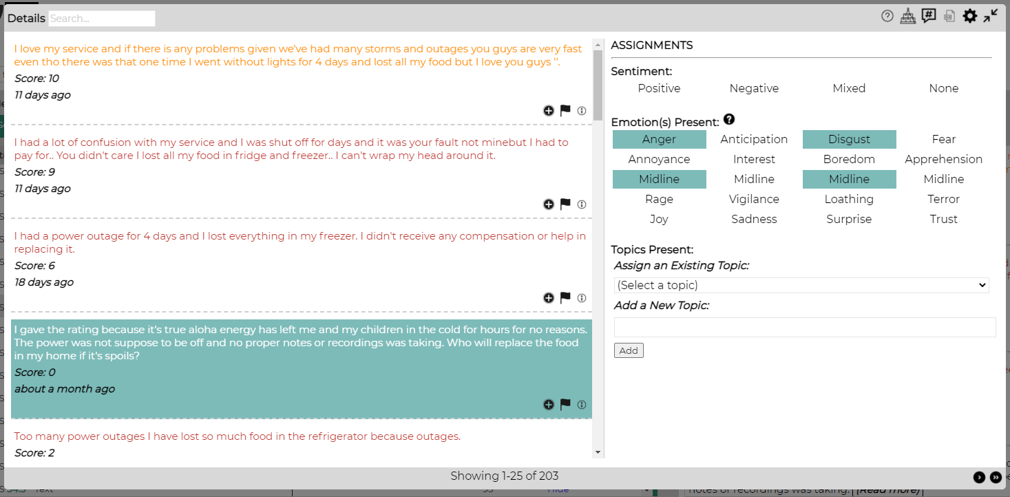 Adjust Text Analytic Assignments for One or More Records – BELLOMY ...